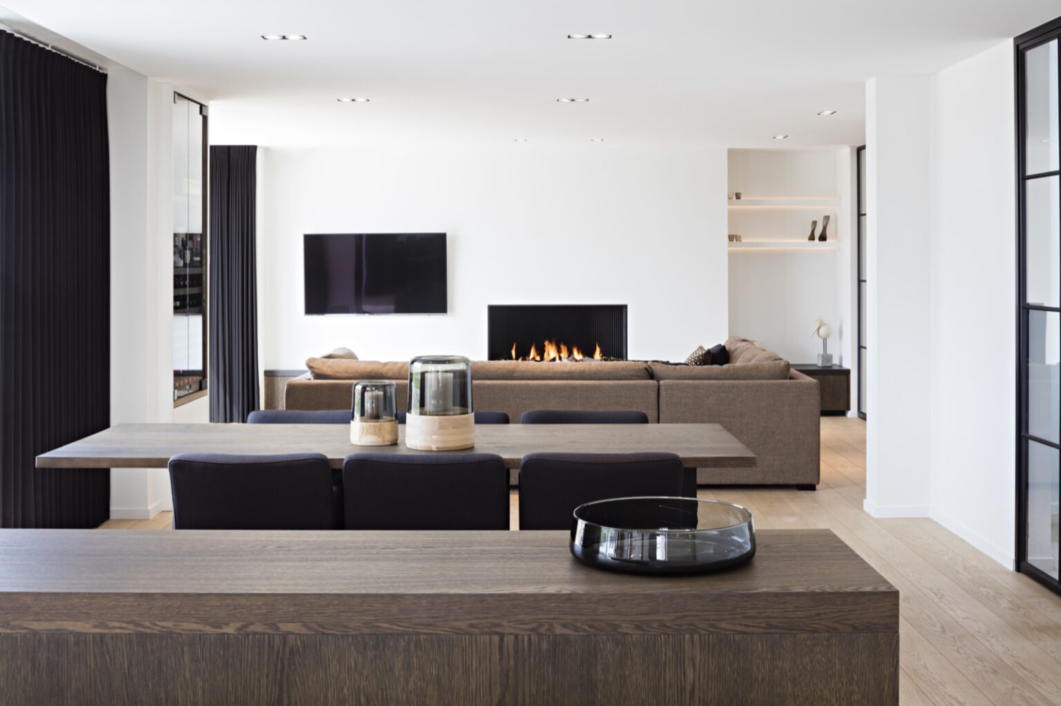 Interior design with cozy atmosphere