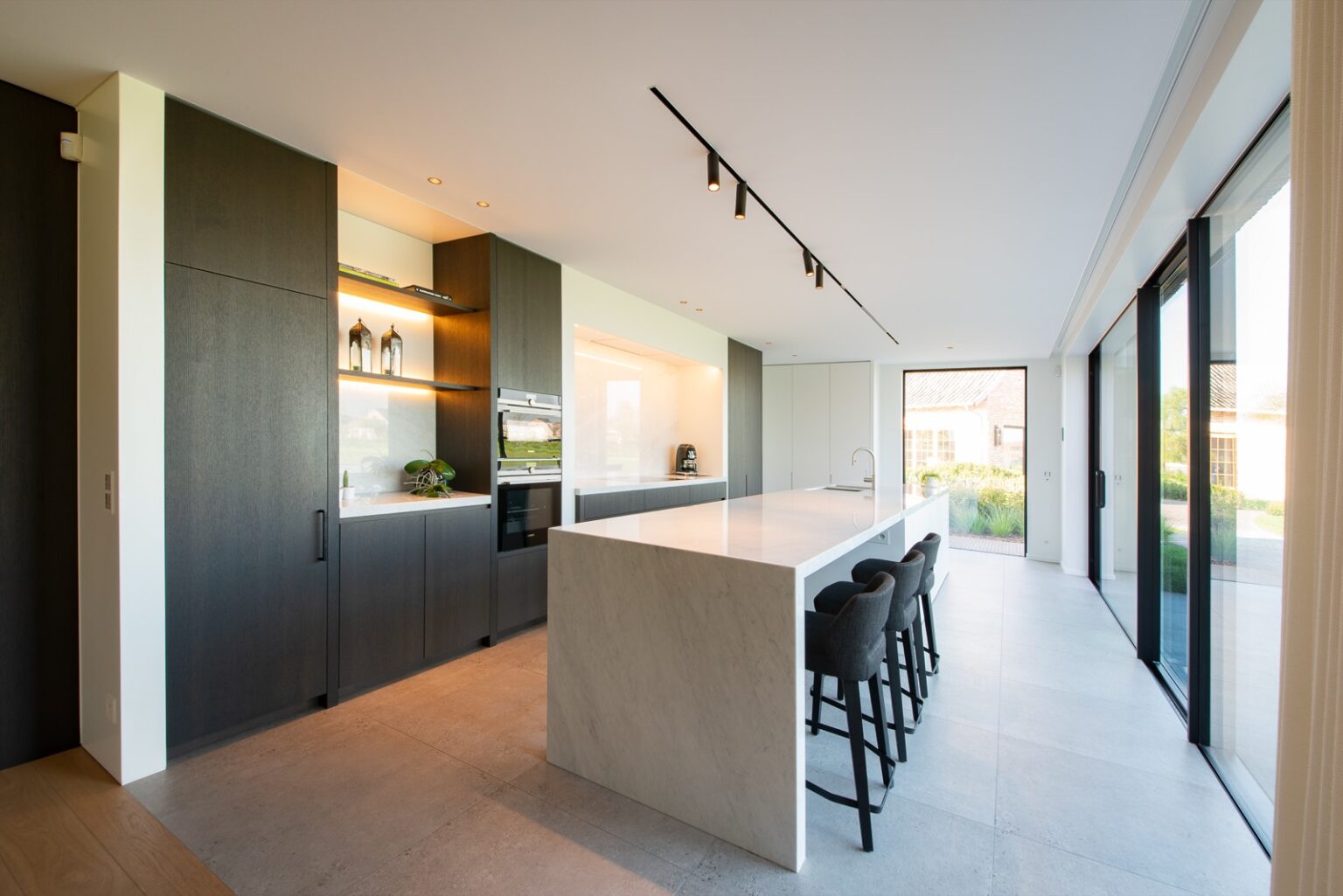 Modern warm interior