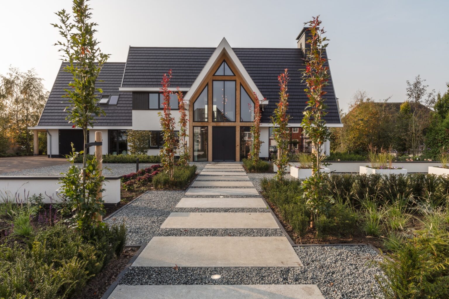 Modern barn house