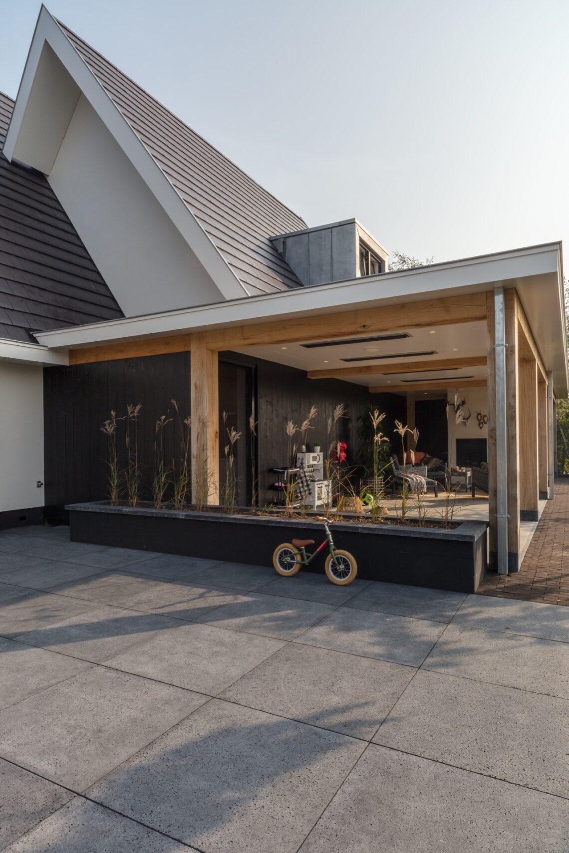 Modern barn house