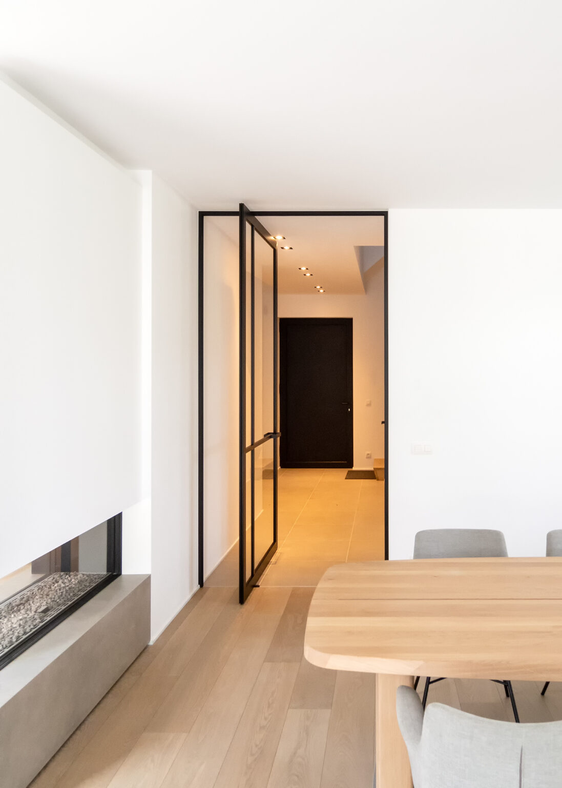 Steel look doors