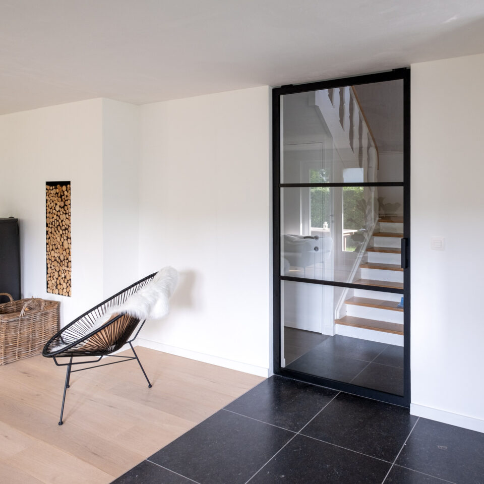 Steel look doors