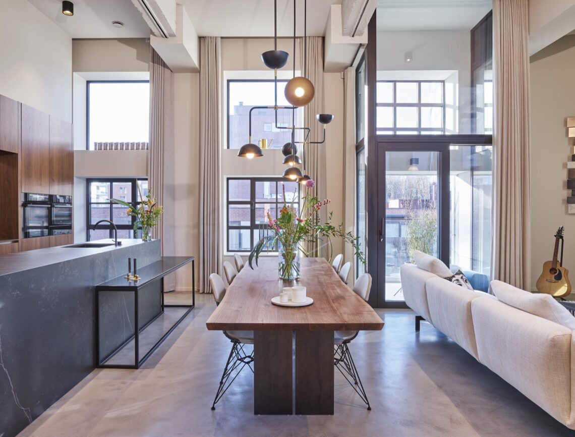 A unique design in a beautiful loft in Leuven