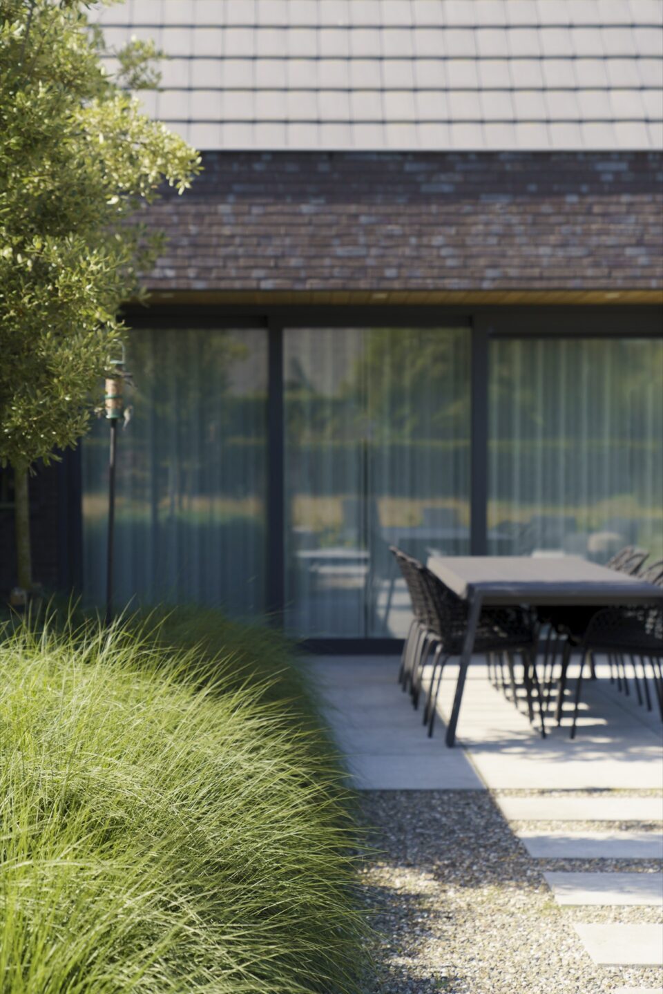 Moderne landschapstuin