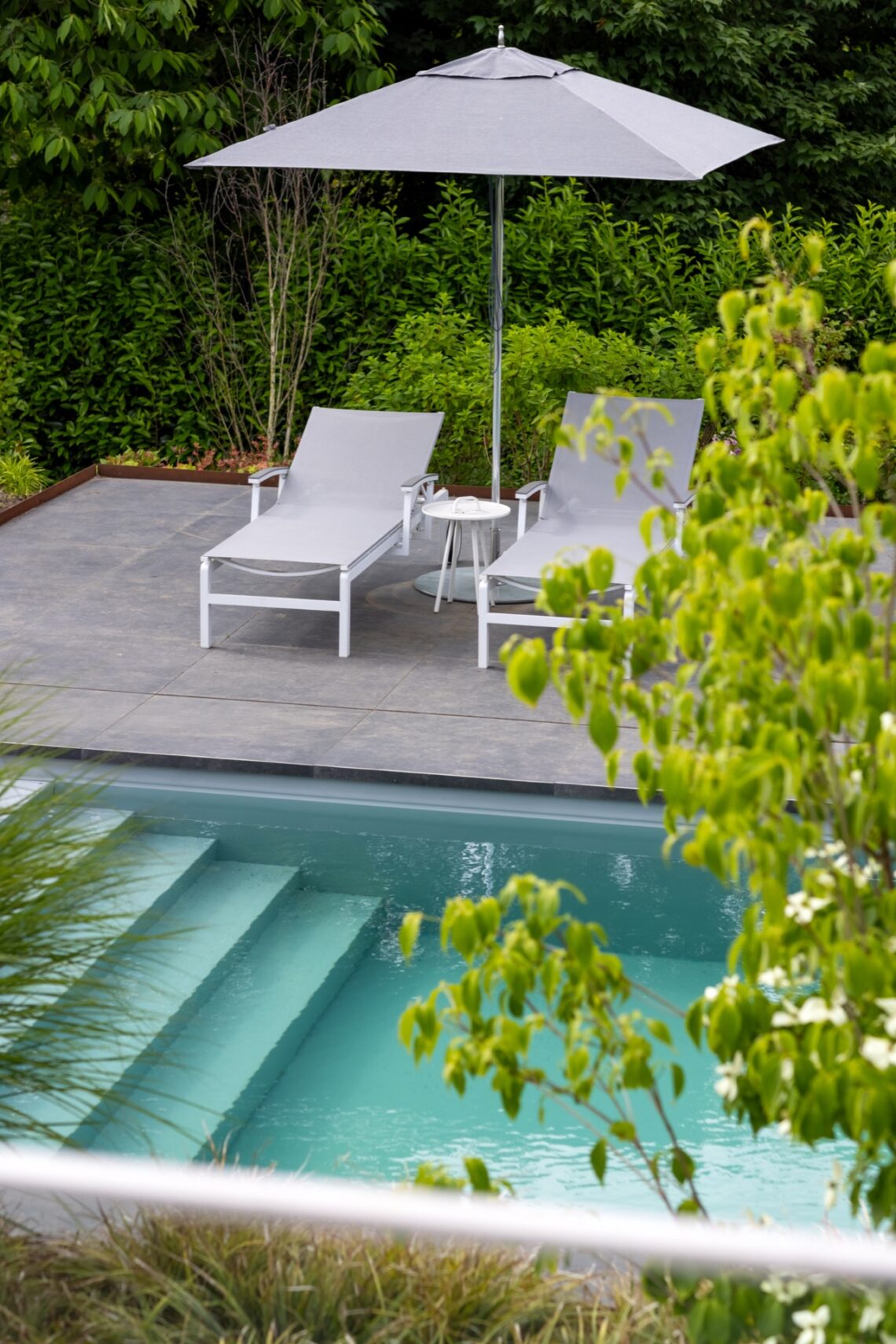 12m Nova Line swimming pool in green surroundings at Arnhem