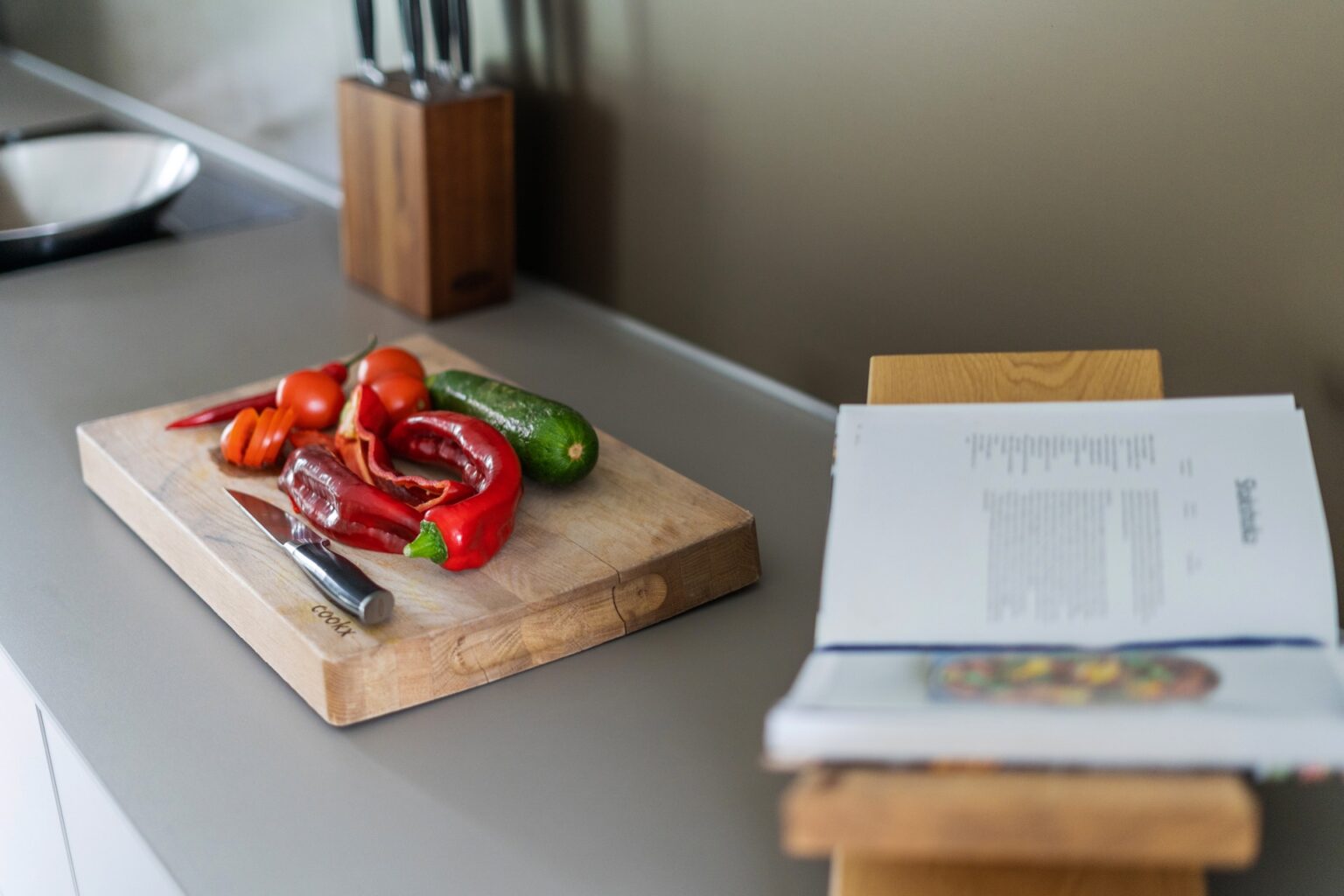 A surprising kitchen, with floating cabinets as part of the ...