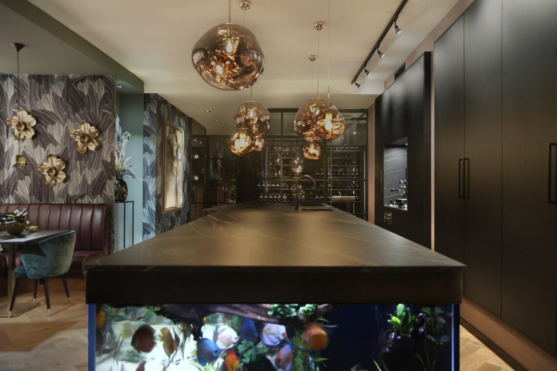 Keuken met Aquarium in Rotterdam