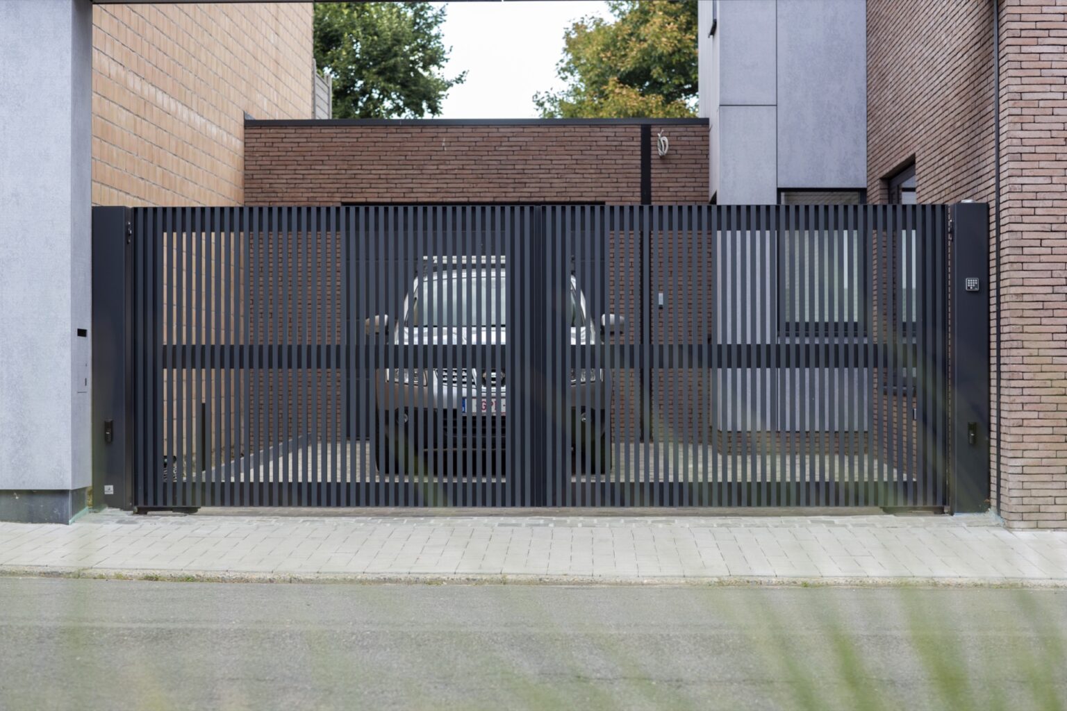 Luxe aluminium tuinpoorten