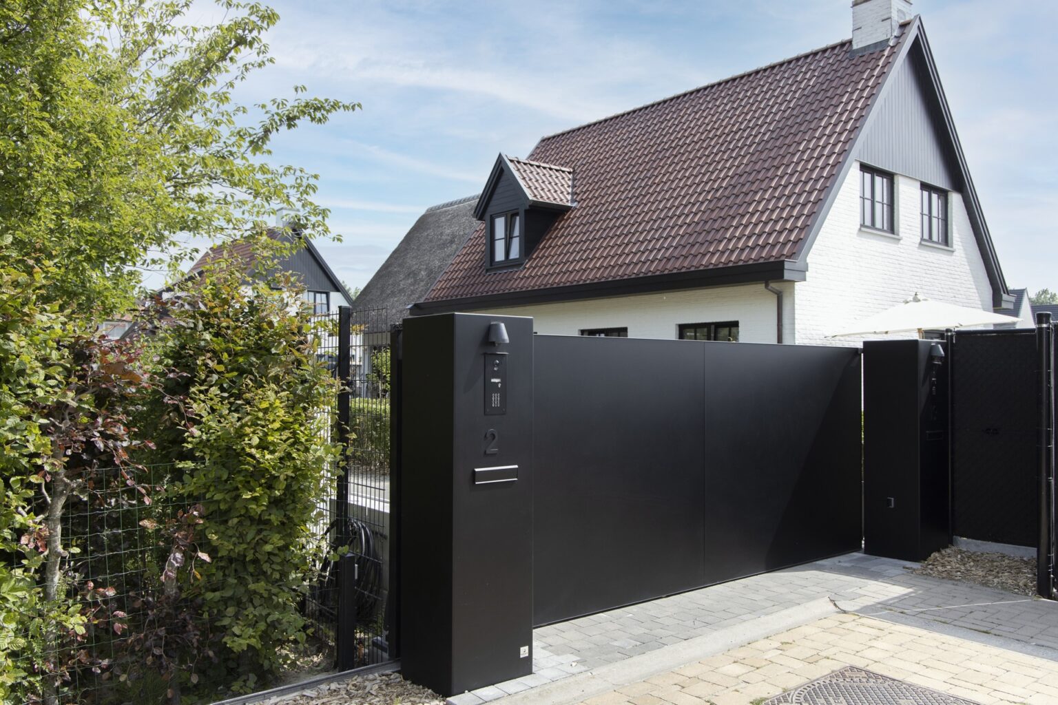 Luxe aluminium tuinpoorten