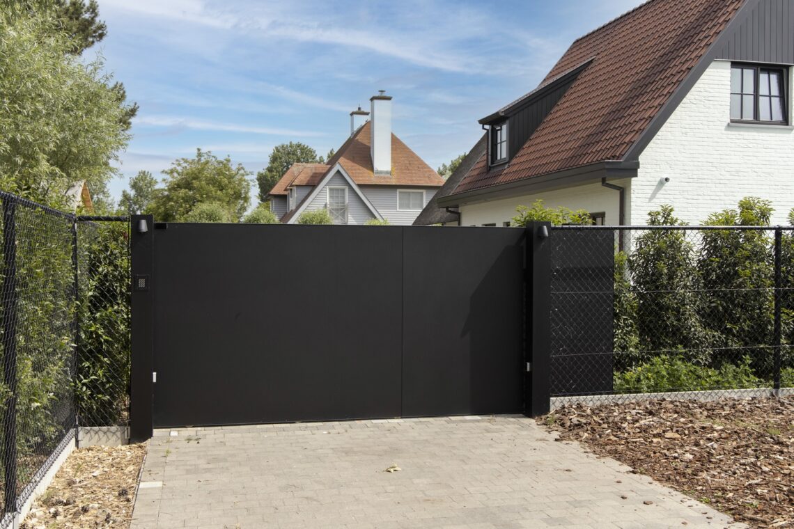 Luxe aluminium tuinpoorten
