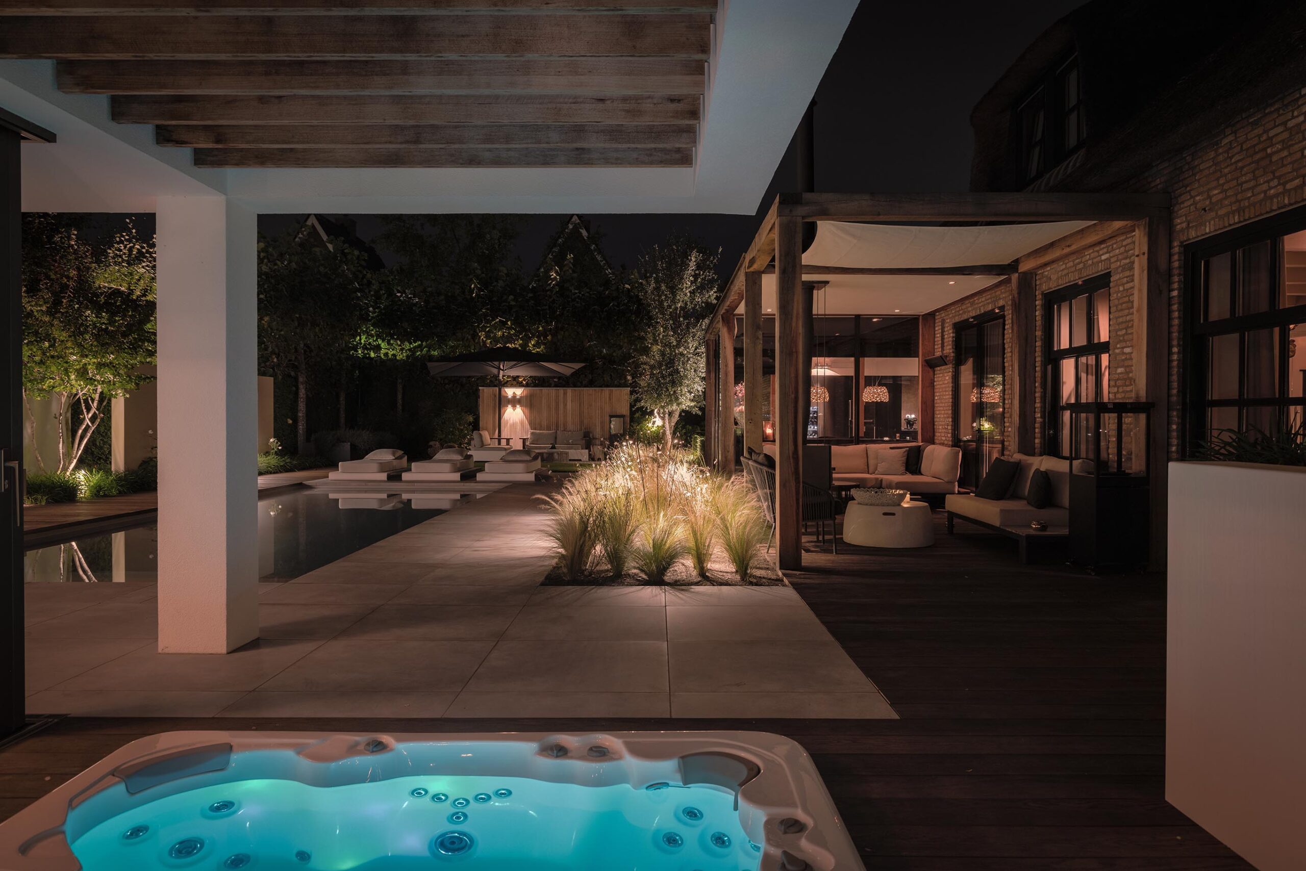 Exclusive wellness garden