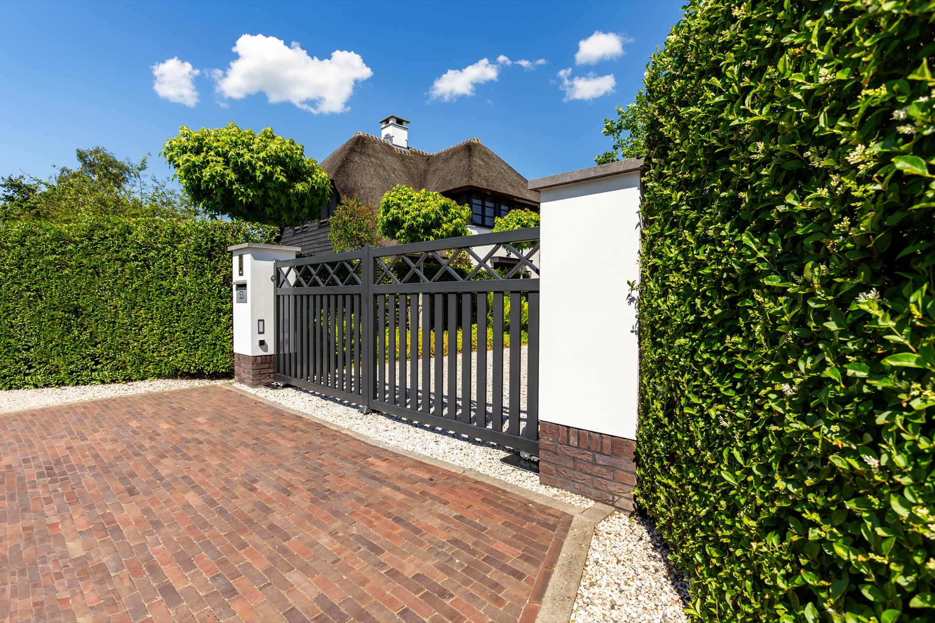 Timeless rural entrance gate