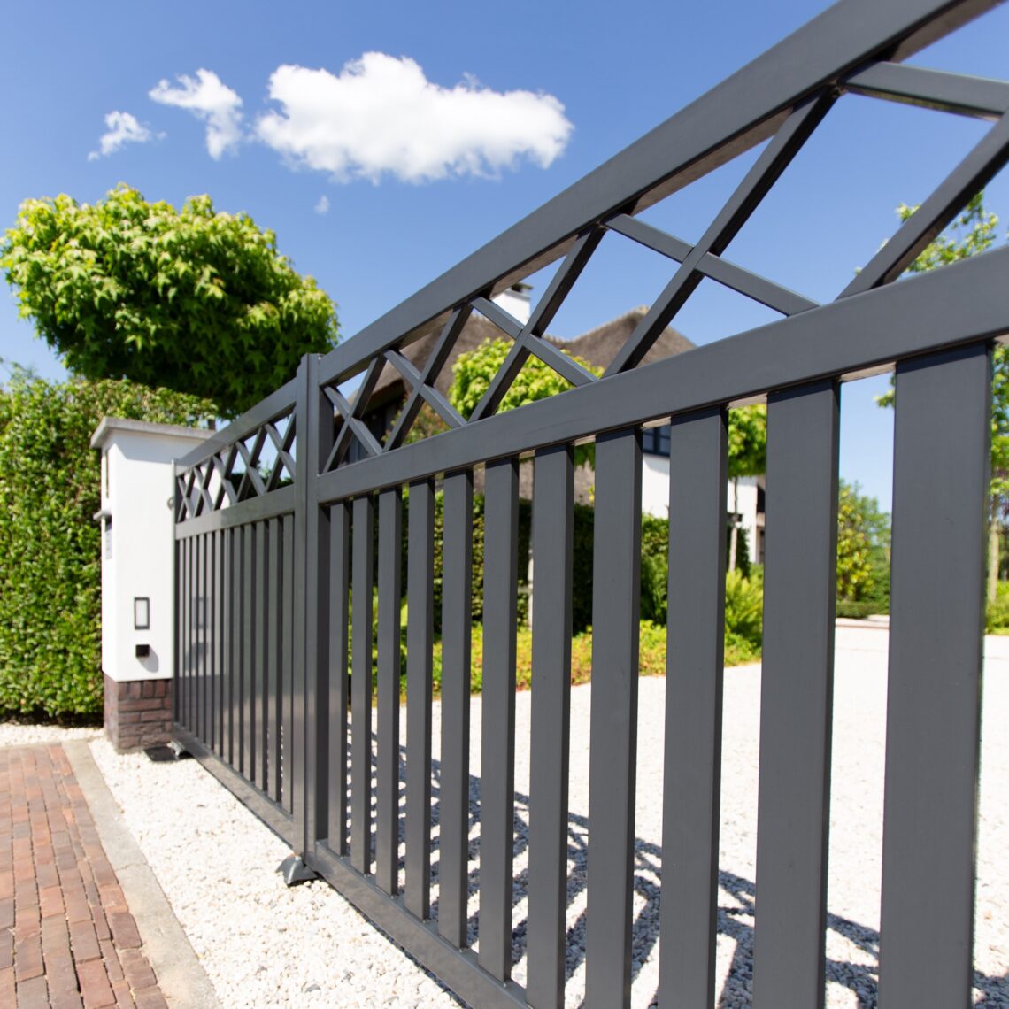 Timeless rural entrance gate