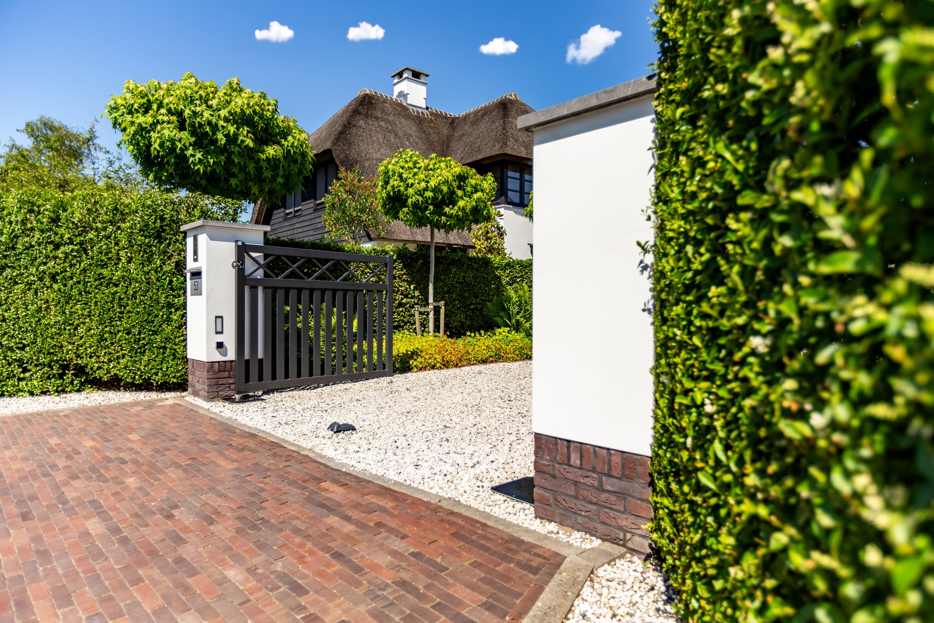 Timeless rural entrance gate