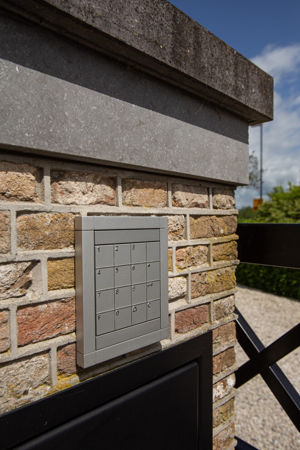 Timeless gate with grave delivery name