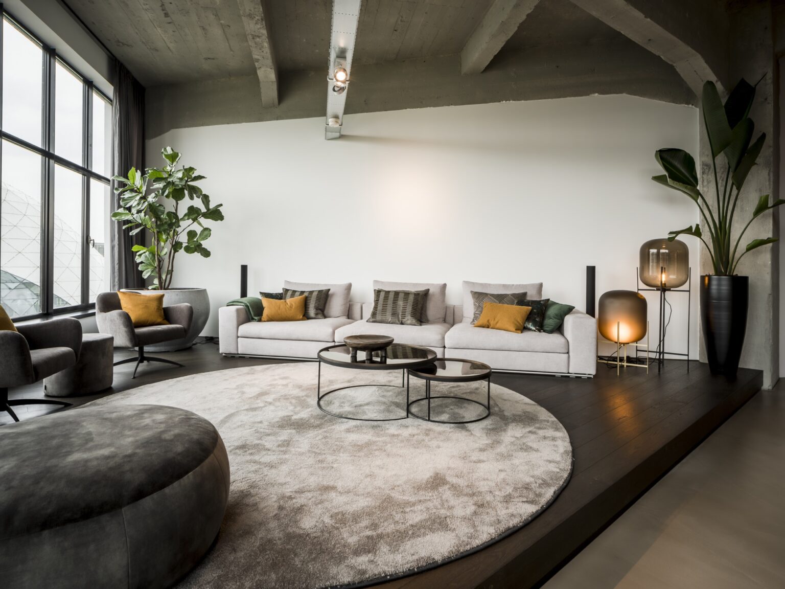 High-end home with tasteful interior design