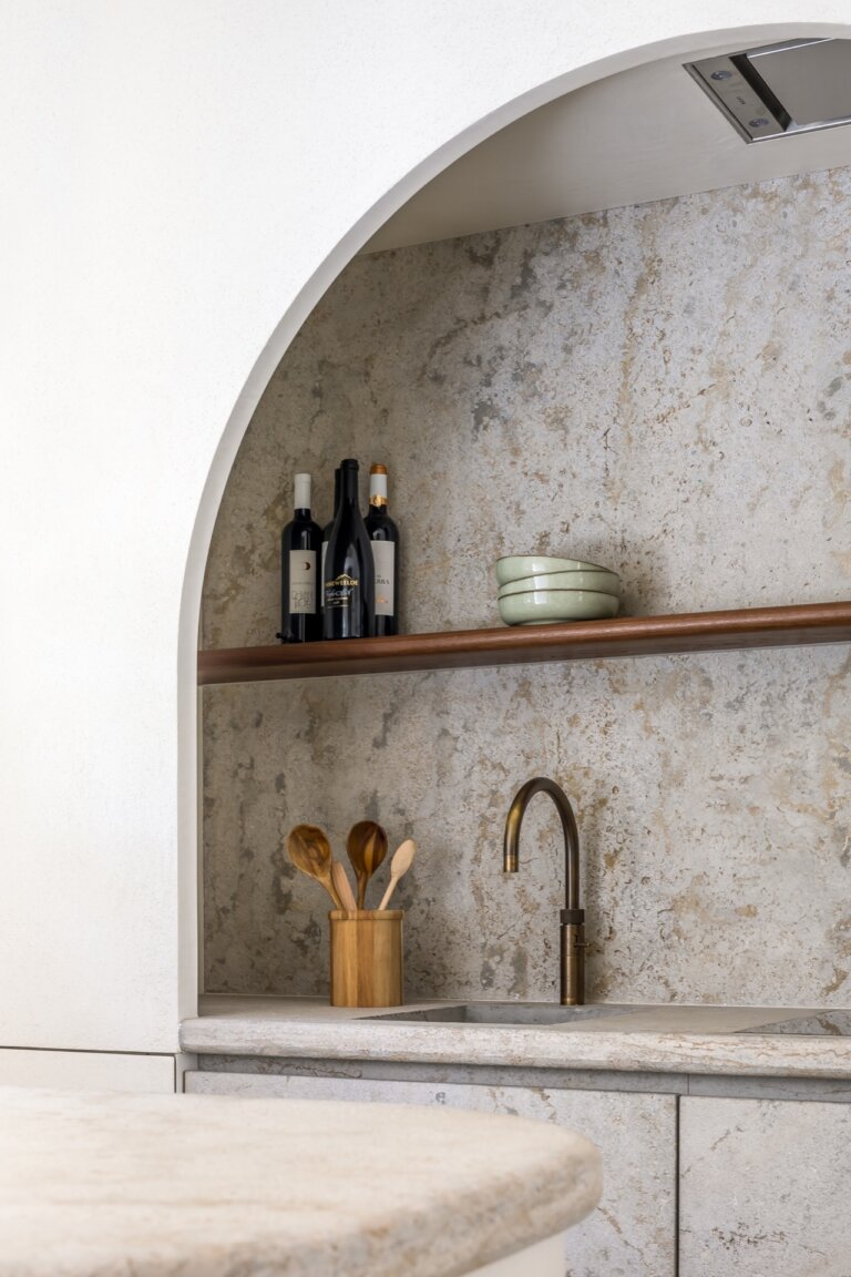 Interieur met textuur verf gerealiseerd door Texture Painting