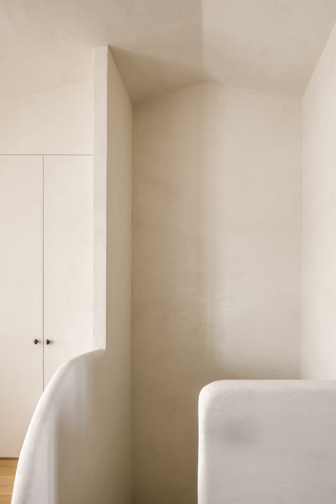 Interieur met textuur verf gerealiseerd door Texture Painting