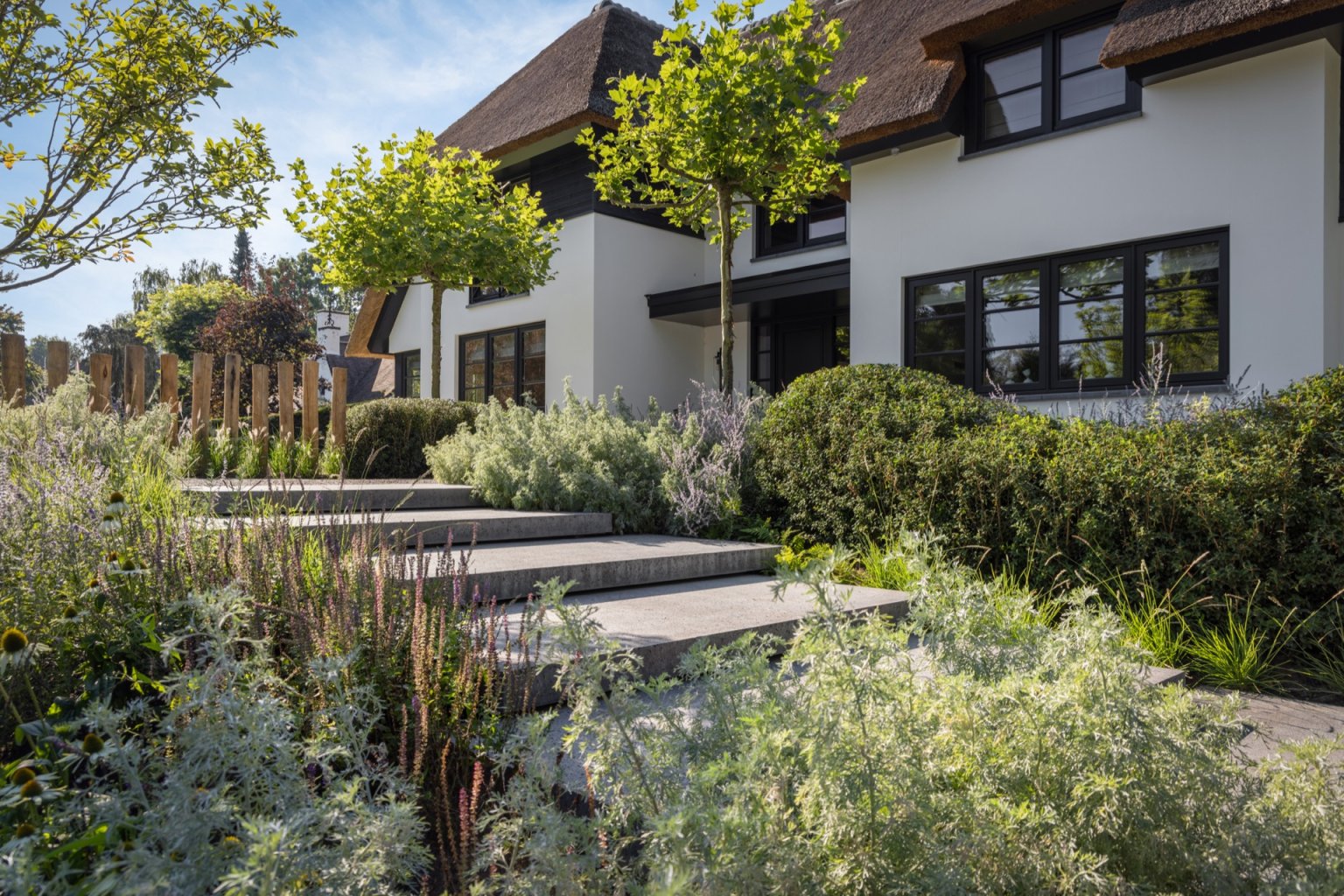 Chique wellnesstuin in Blaricum