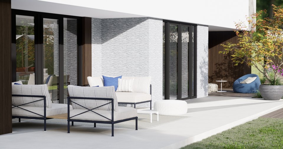 Villatuin in Den Bosch