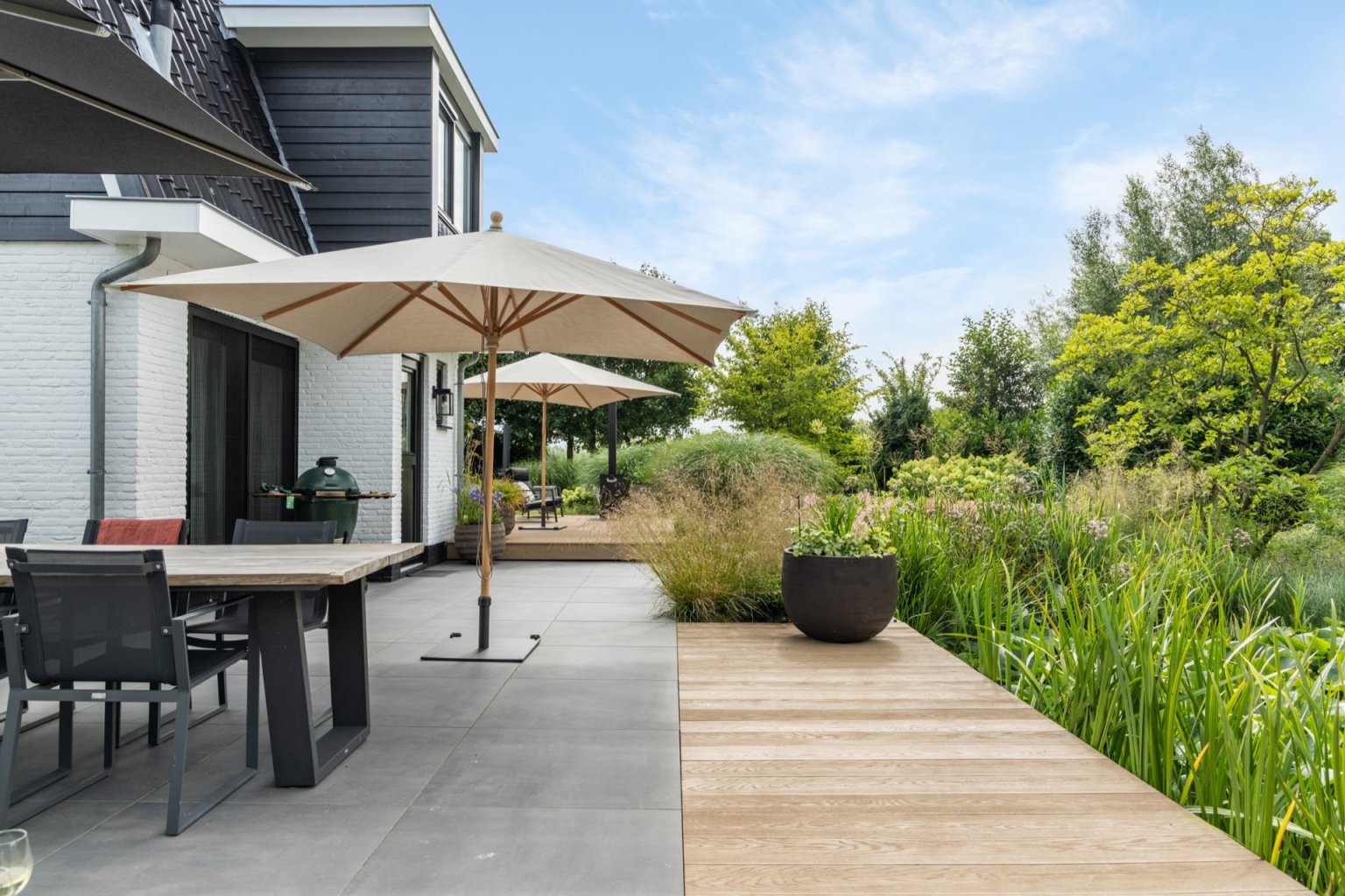 Sprekend groen en rustgevend blauw - een paradijs in Reeuwijk