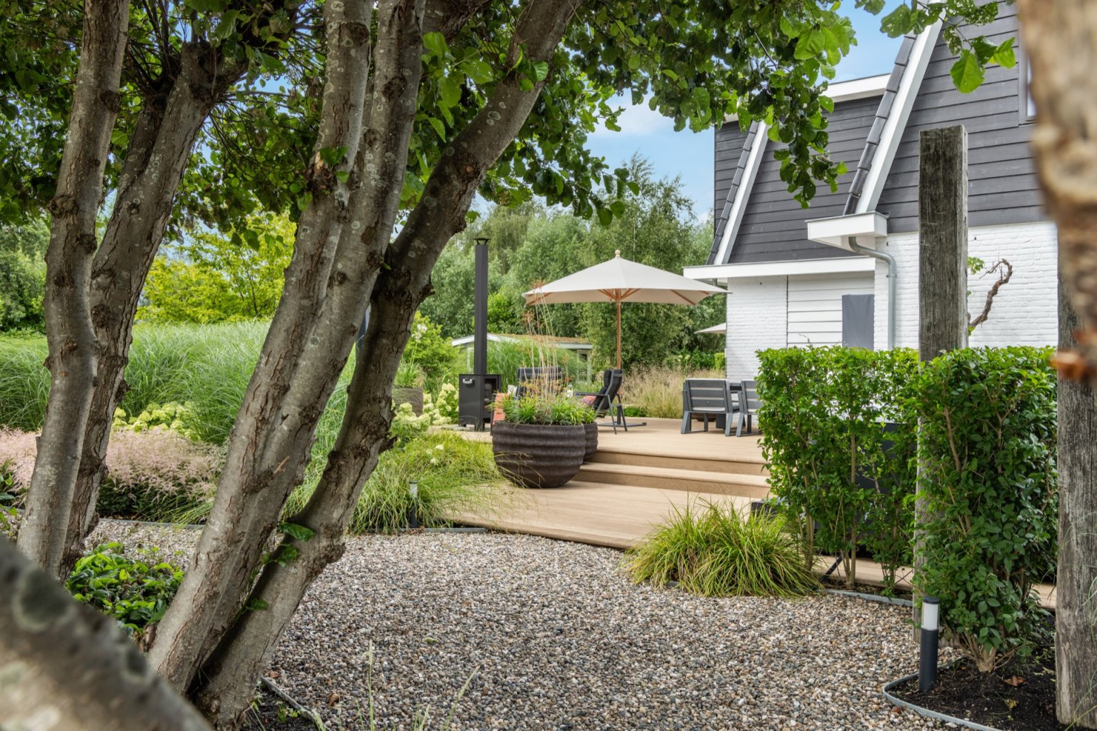 Sprekend groen en rustgevend blauw - een paradijs in Reeuwijk