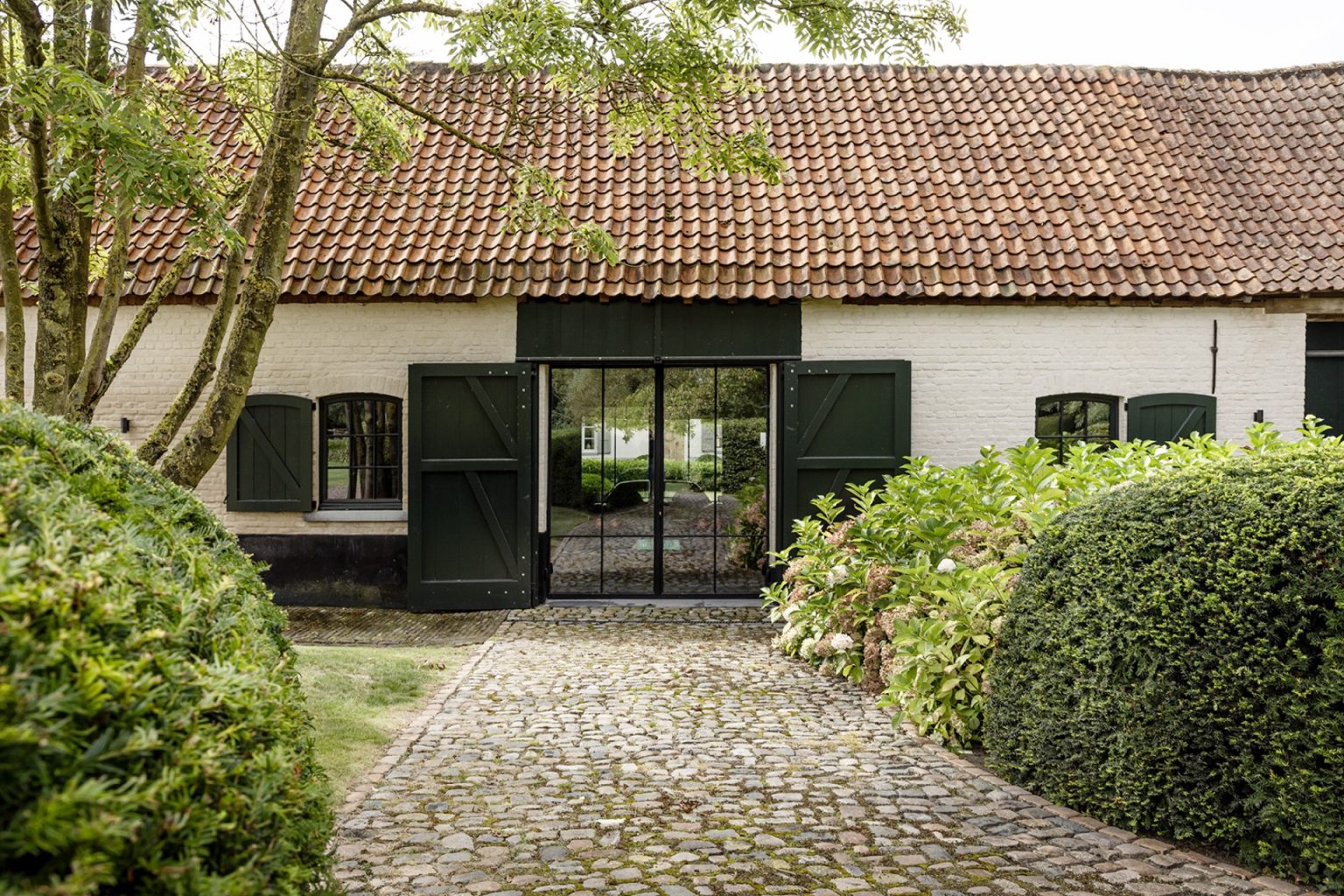 Landschapstuin rond vierkantshoeve