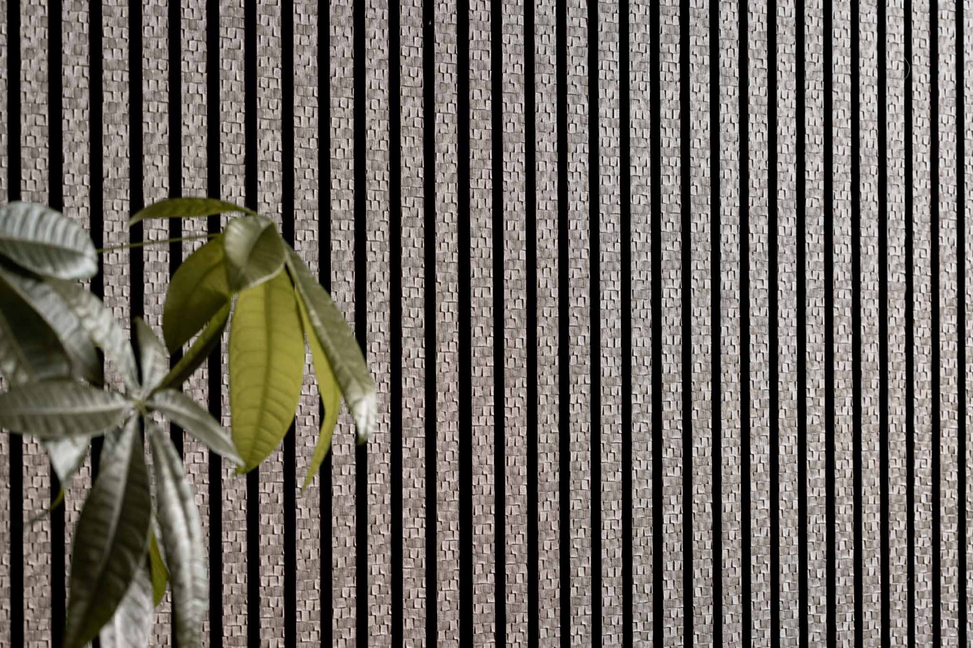 Akoestische wandpanelen met luxe wandbekleding als toplaag