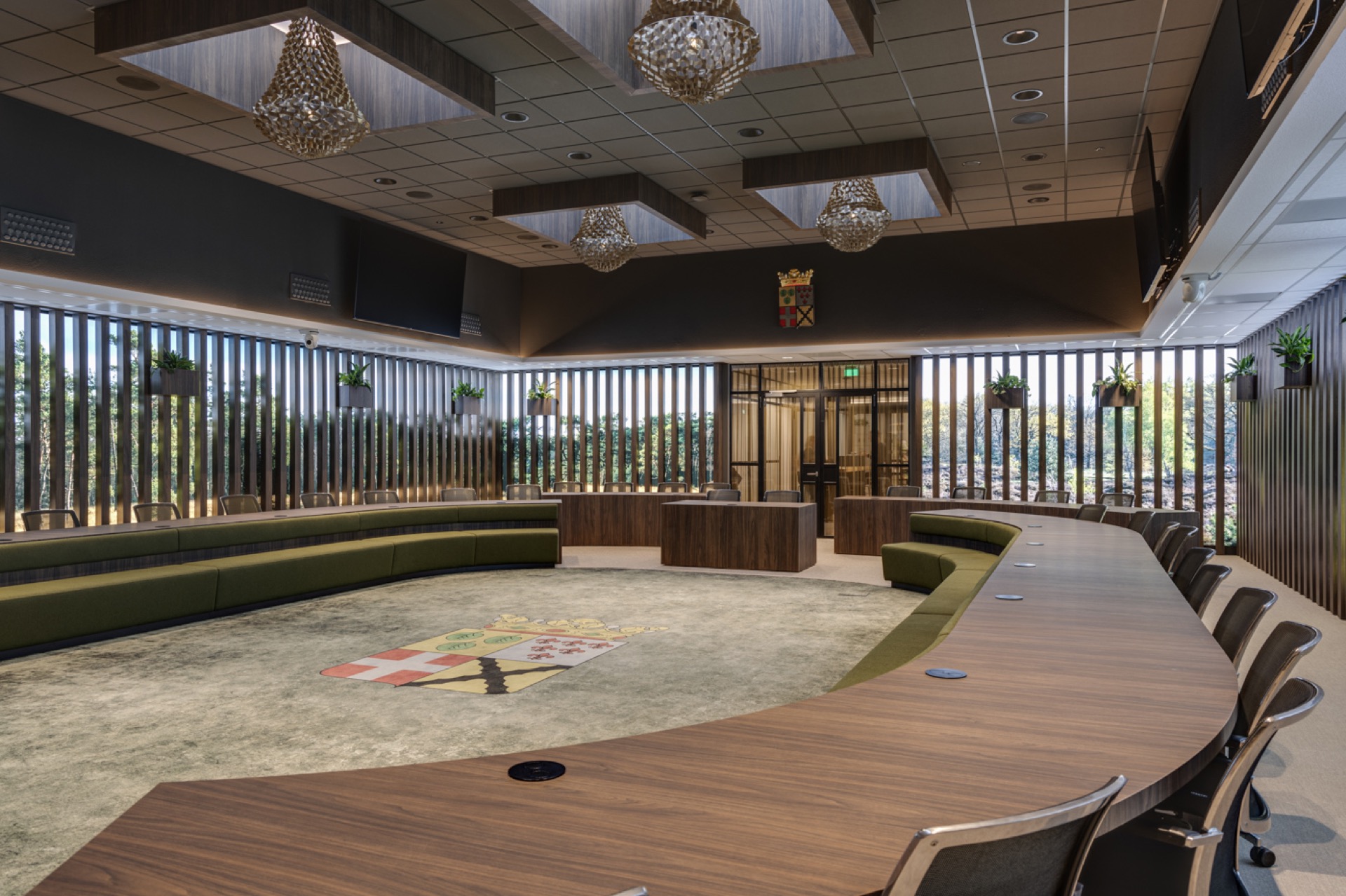 Raadzaal huis van Leusden - HOOG.design OFFICE